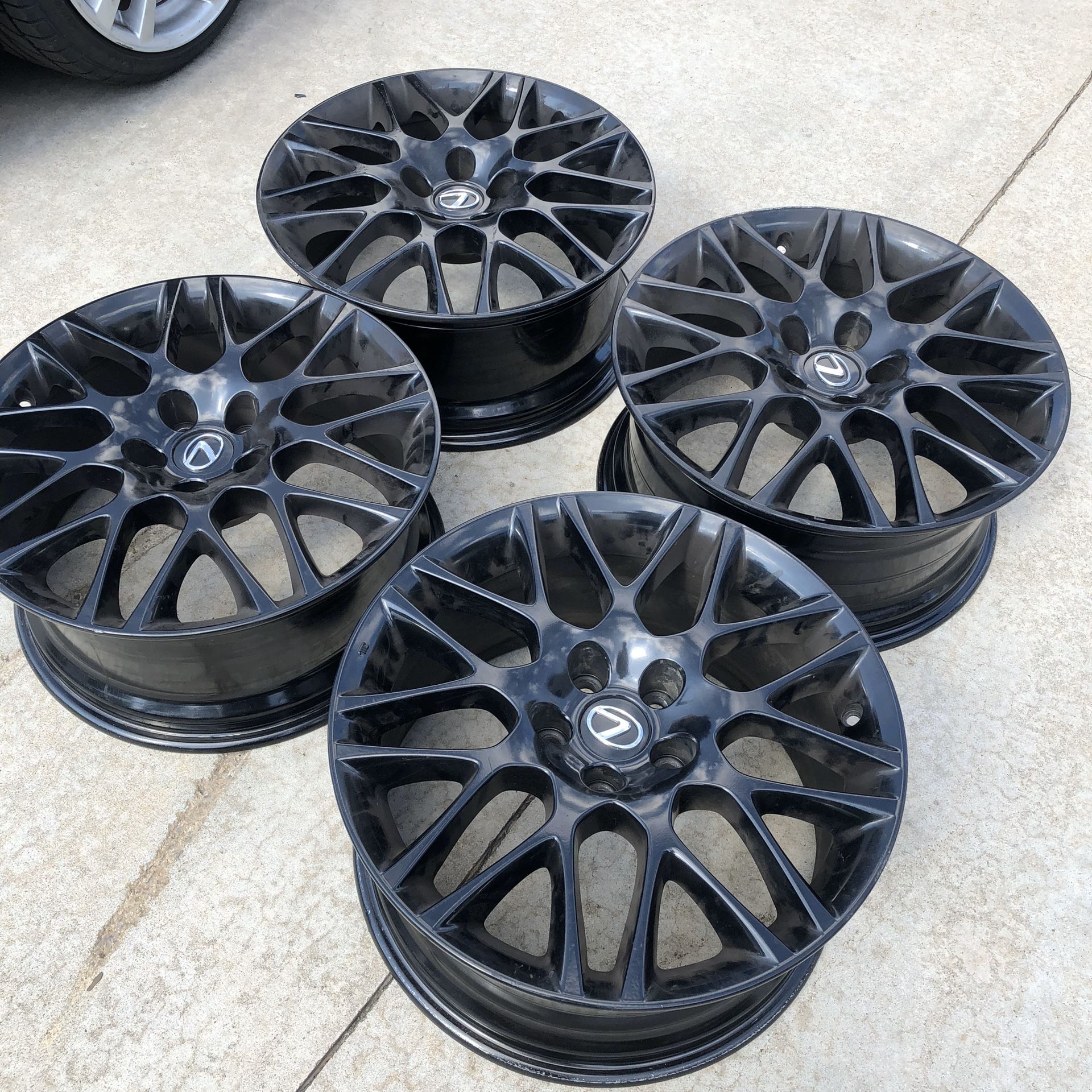 Lexus g-spider wheels oem powder coated 18” 5x114.3 is250 is350 gs430 ...