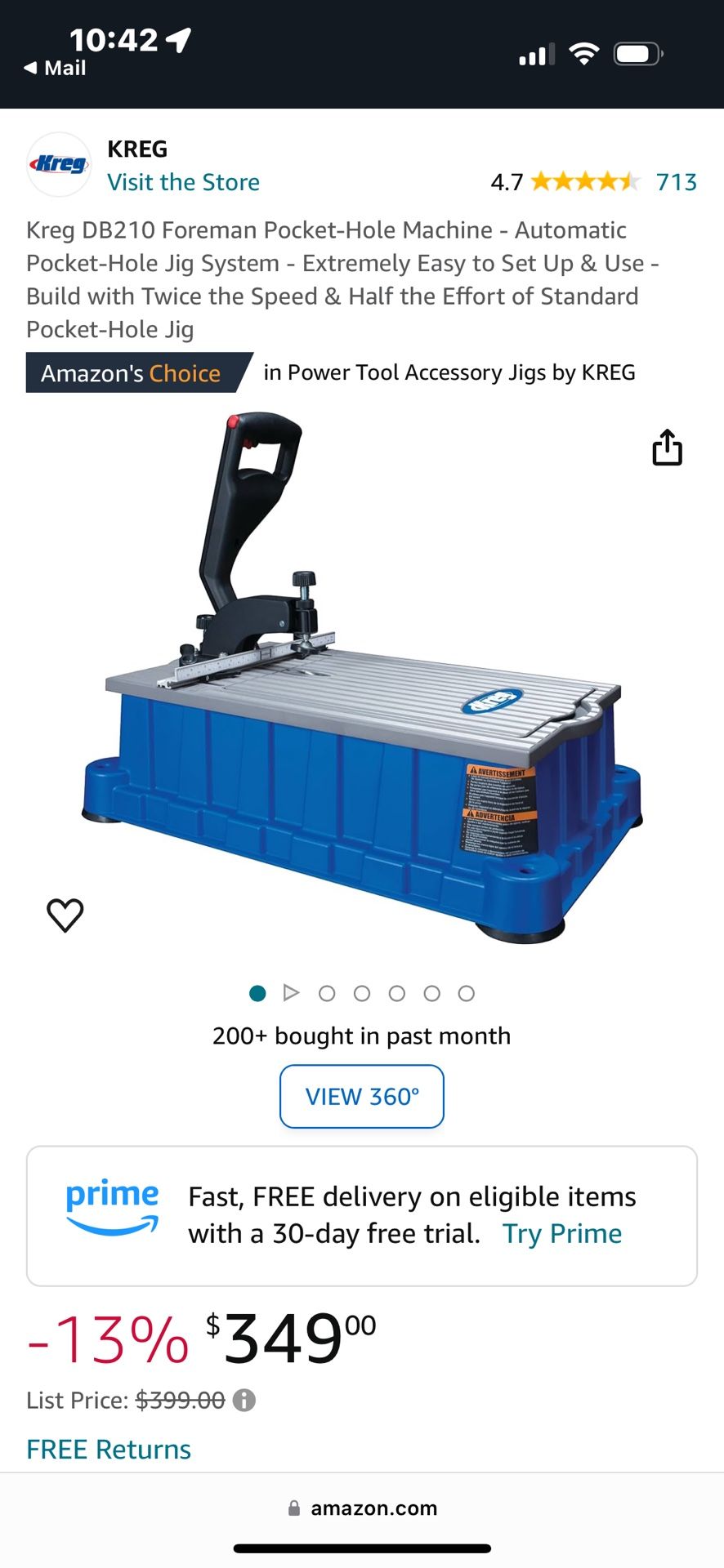 Kreg Pocket-Hole Machine NEW for Sale in Phoenix, AZ - OfferUp