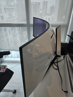 SAMSUNG 49” Odyssey G9 Gaming Monitor, 1000R Curved Screen, QLED, Dual ...
