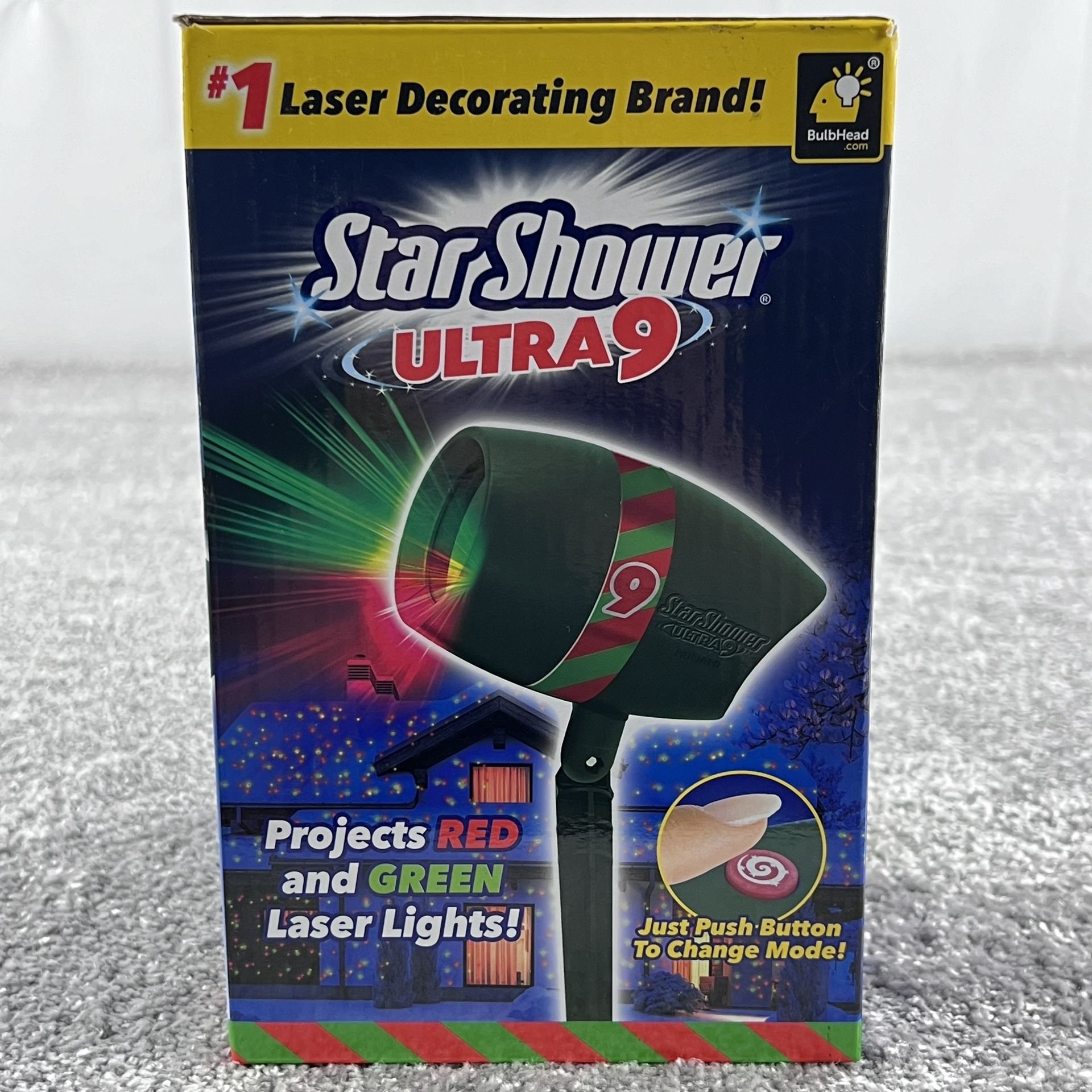 Star Shower Ultra 9 Outdoor Holiday Laser Light Show 9 Unique Light ...