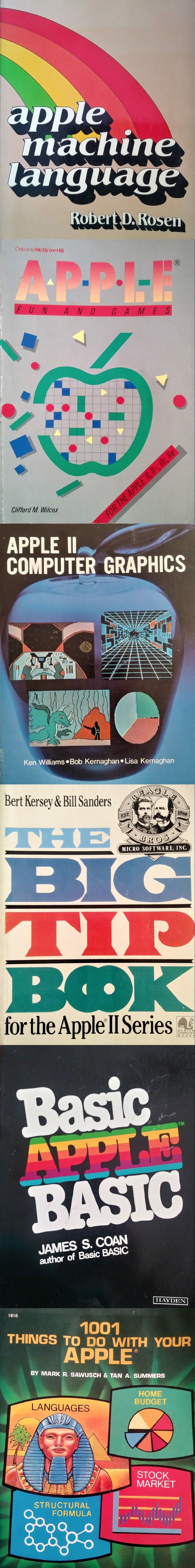 Apple Mac Book Bundle: 6 Vintage Macintosh Computer Books for Sale in ...