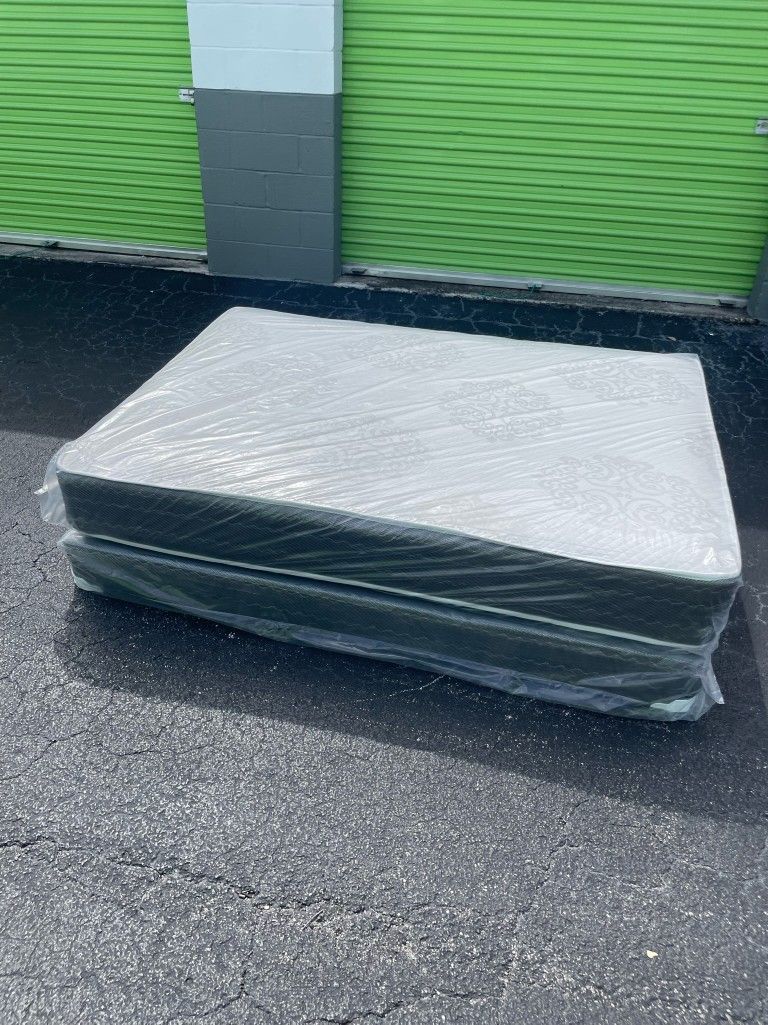 NEW FULL SIZE SET MATTRESS AND BOX SPR+ING-2pcs for Sale in North Miami ...