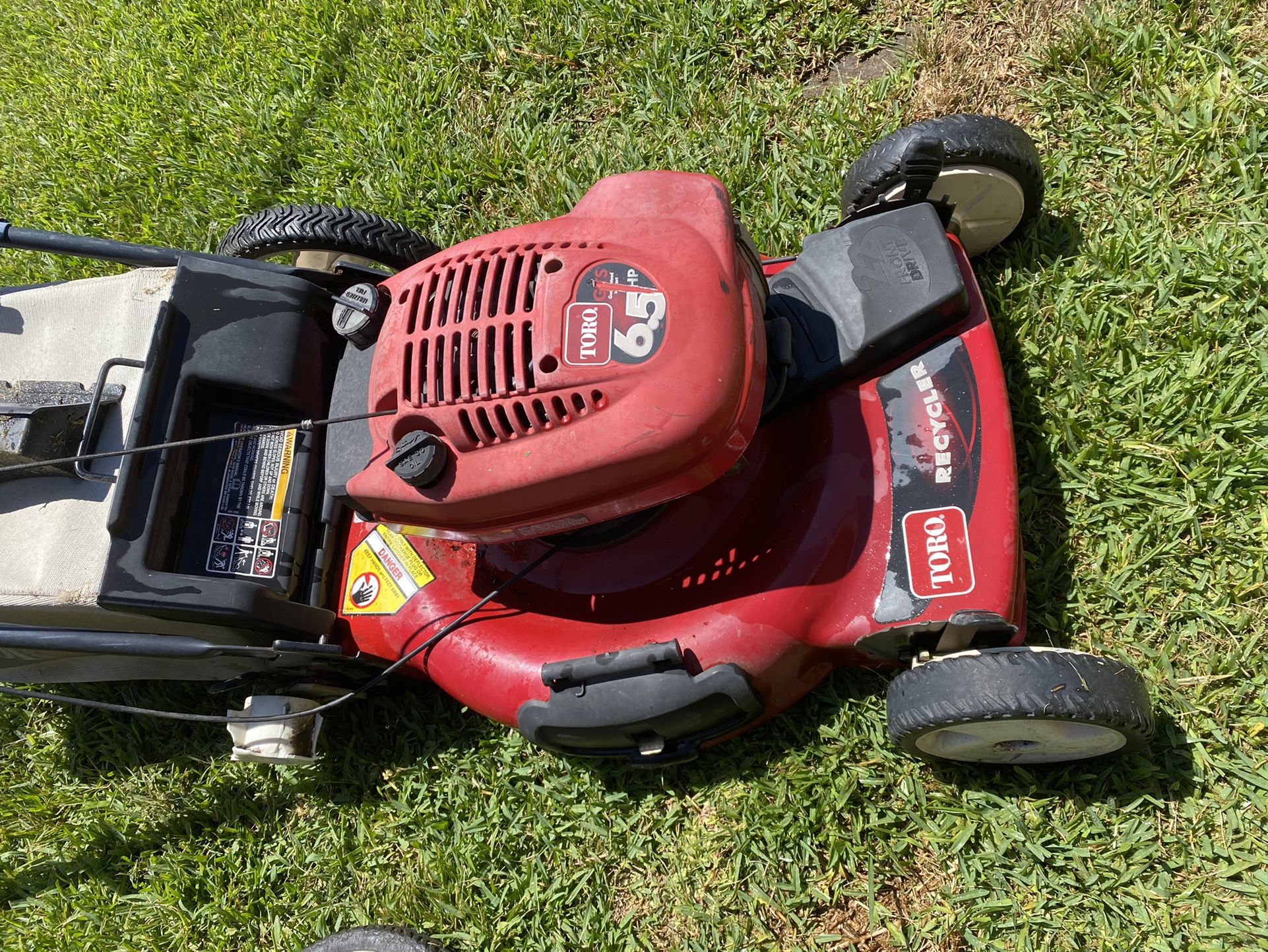 Toro 6.5 Hp 22” Front Drive Lawn Mower for Sale in La Mirada, CA - OfferUp