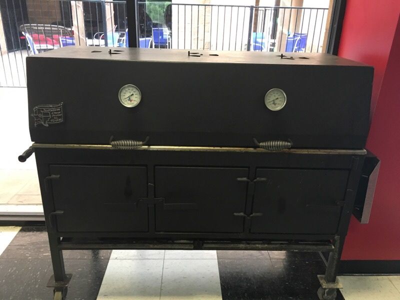 TEJAS SMOKERS/ 2454XL STEAK FAJITA GRILL & SMOKER BBQ PIT for Sale in ...