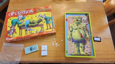Shrek Operation Game Pieces