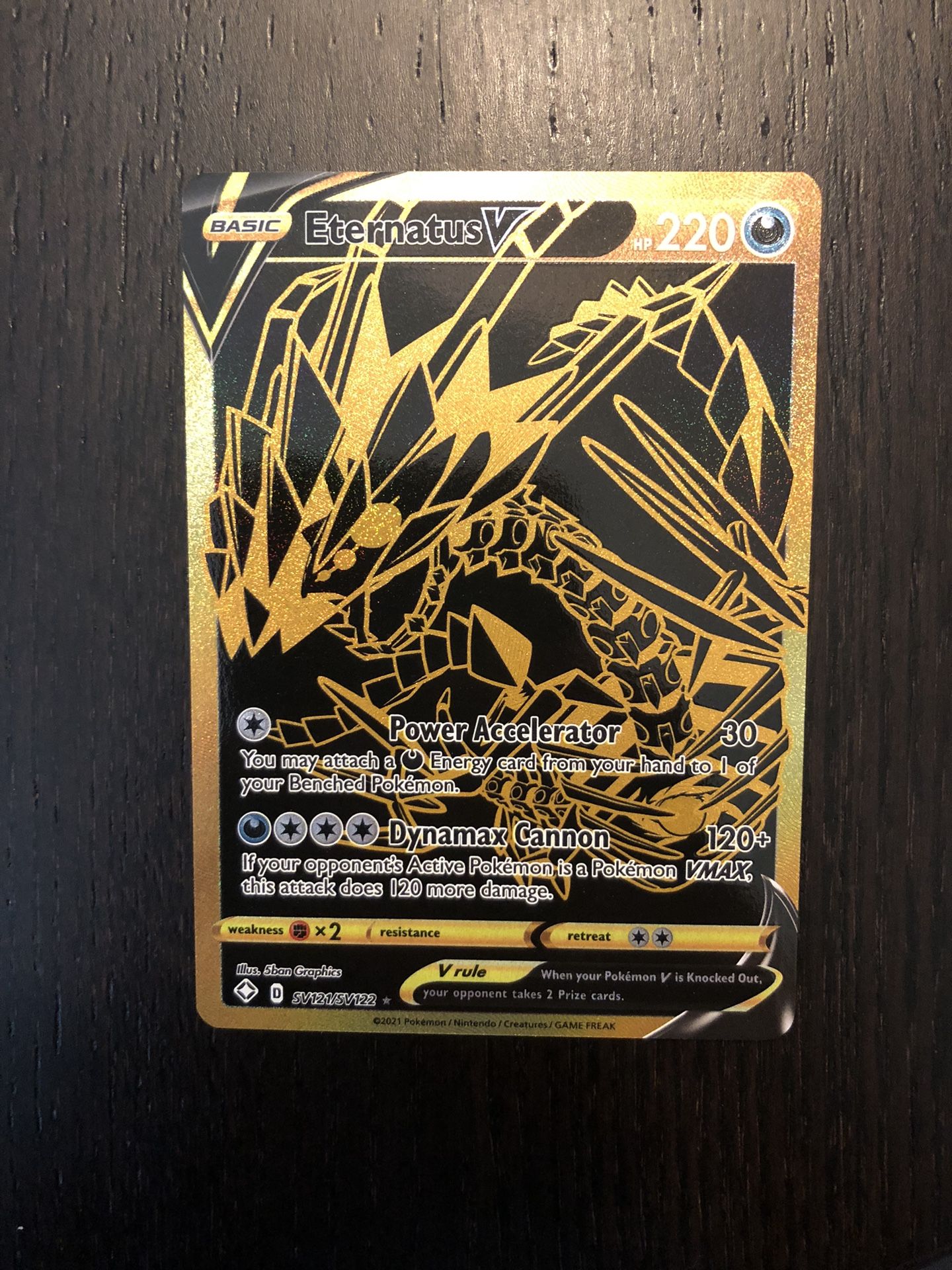 Pokemon Shining Fates - Eternatus V Gold Shiny Vault for Sale in Lake ...