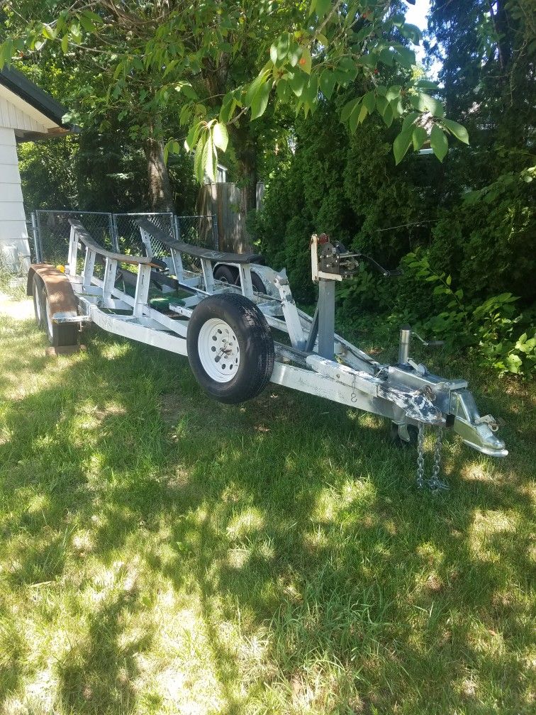AROS Double Axle Sailboat Trailer for Sale in Gresham, OR - OfferUp