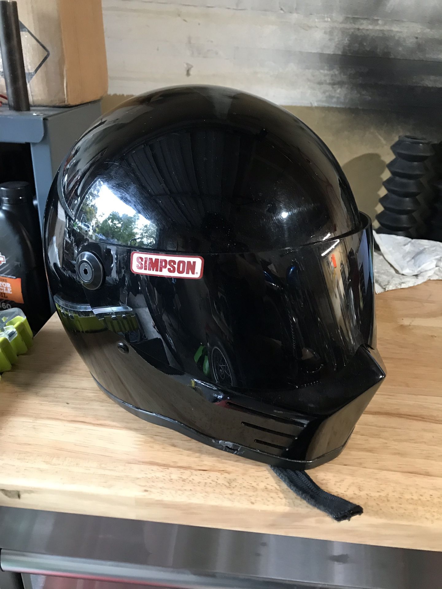 OG Simpson bandit helmet dyna road glide street glide Harley Davidson ...