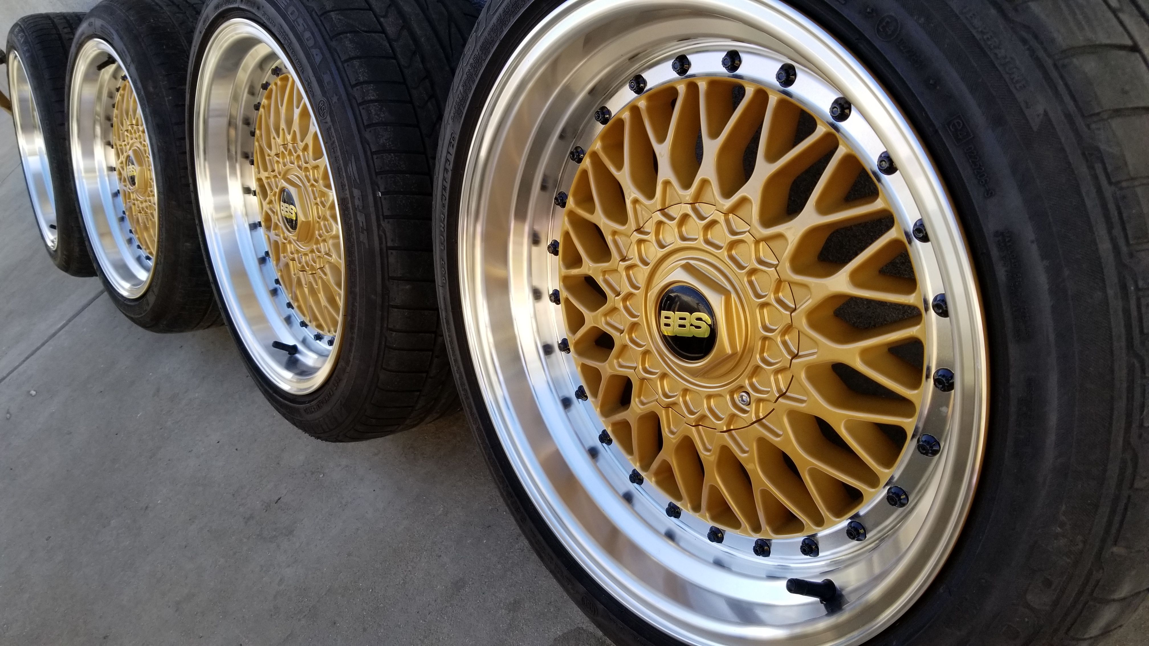 Gold Bbs Wheels On Civic