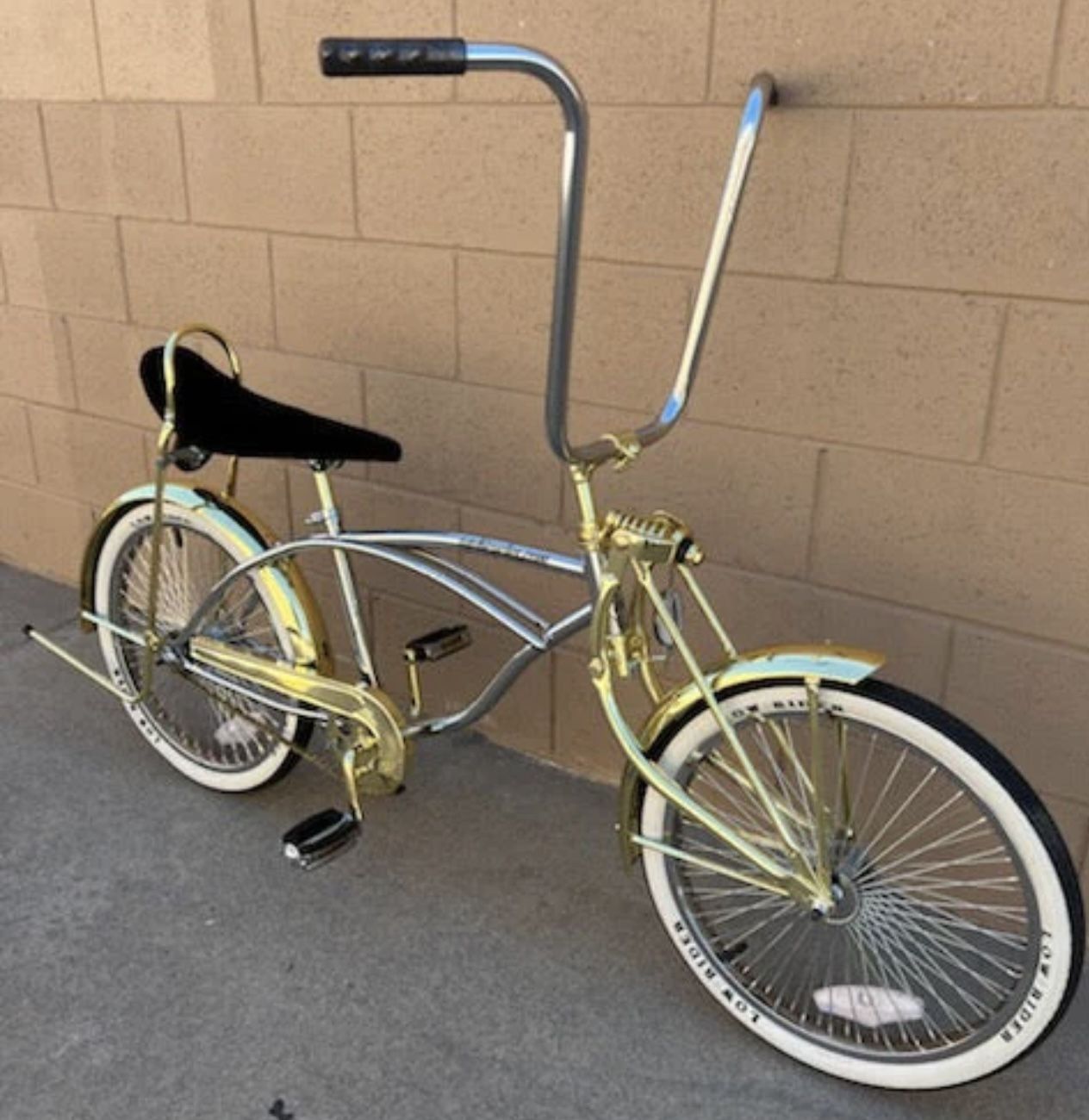 Lowrider Bikes Gold