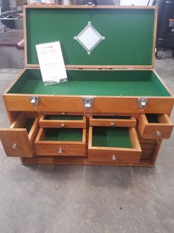 Falconer 12 Drawer tool chest. Used for a knife collection only. for ...