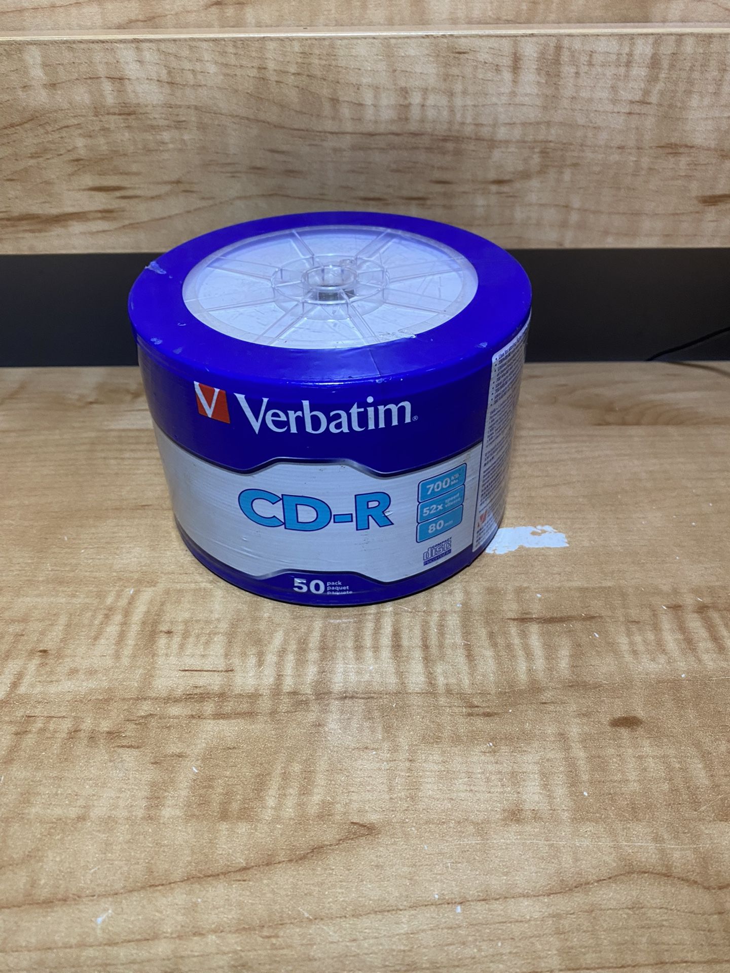 Verbatim New & Unopened Blank CD-R 50 Pack 50 Minute 52x Speed 700 MB 80 min for Sale in Miramar ...