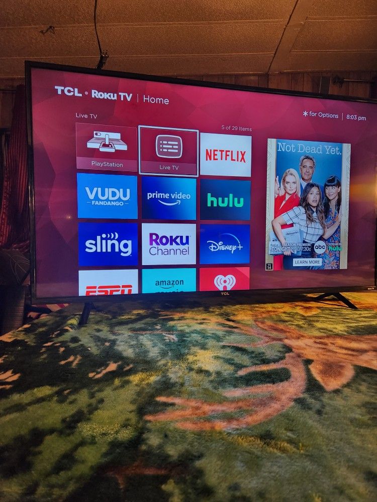 55 Inch TLC/Roku 4k UHD for Sale in Winchester, CA - OfferUp