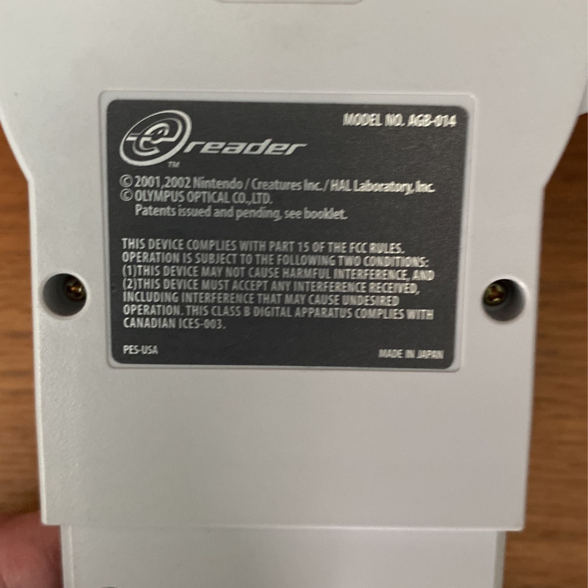 Nintendo E-Reader And Card Game Ereader Game Boy Advance for Sale in ...