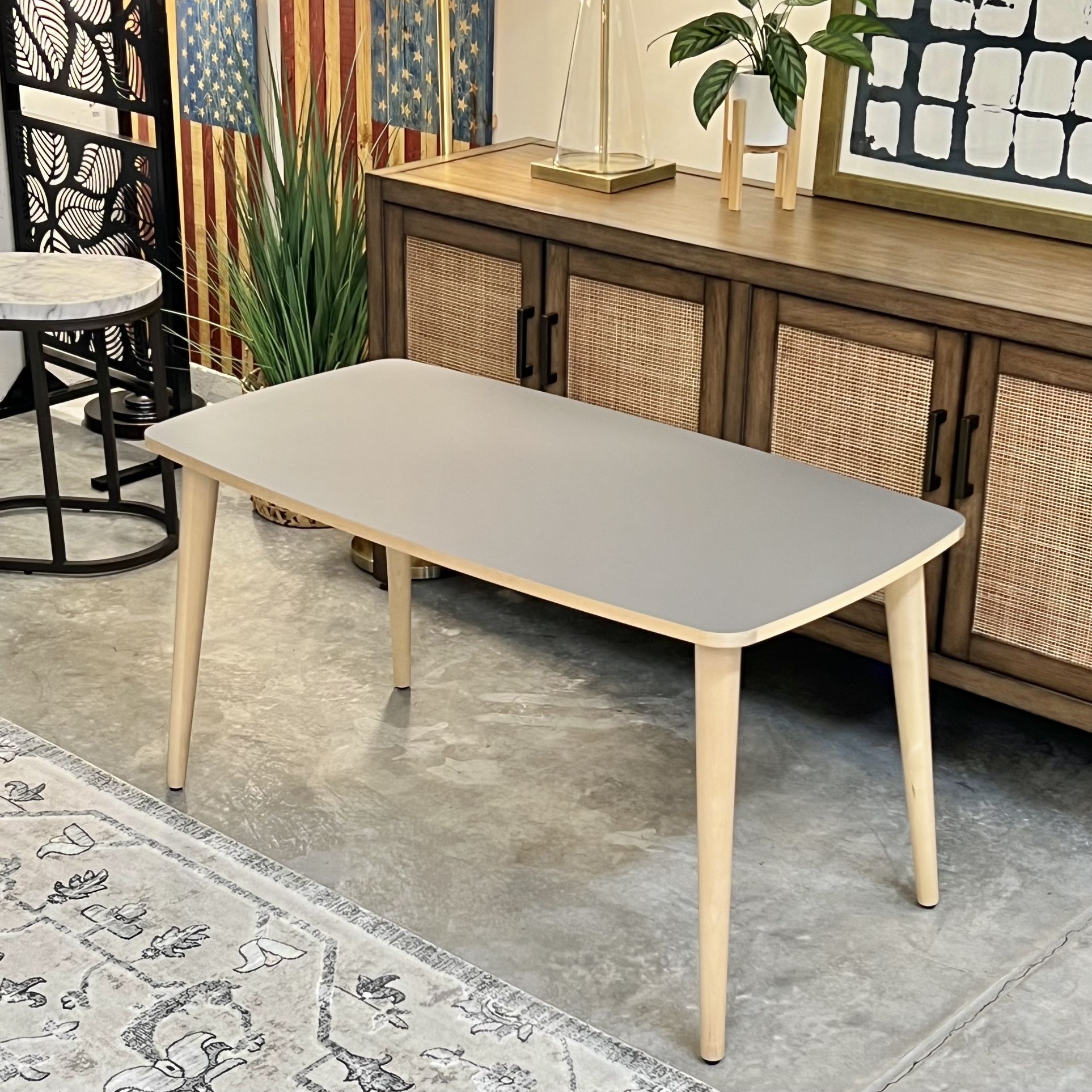 Brand New | AllModern Scandinavian Birch Wood Coffee Accent Table or ...