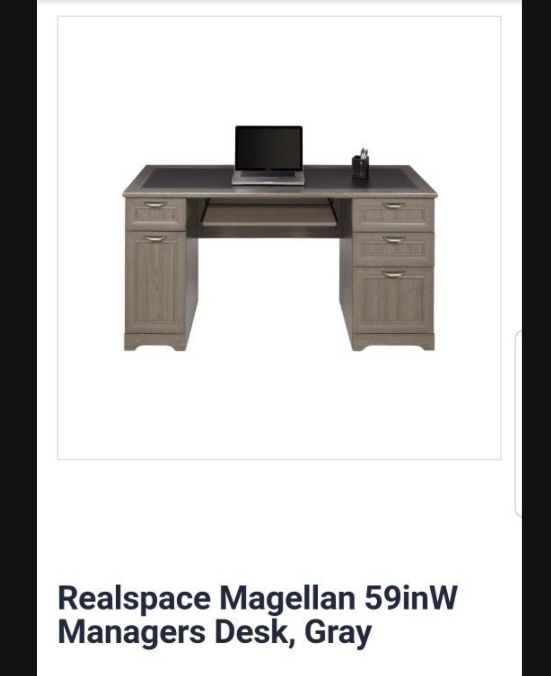 Realspace Magellan Manager's Desk for Sale in Long Beach, CA - OfferUp