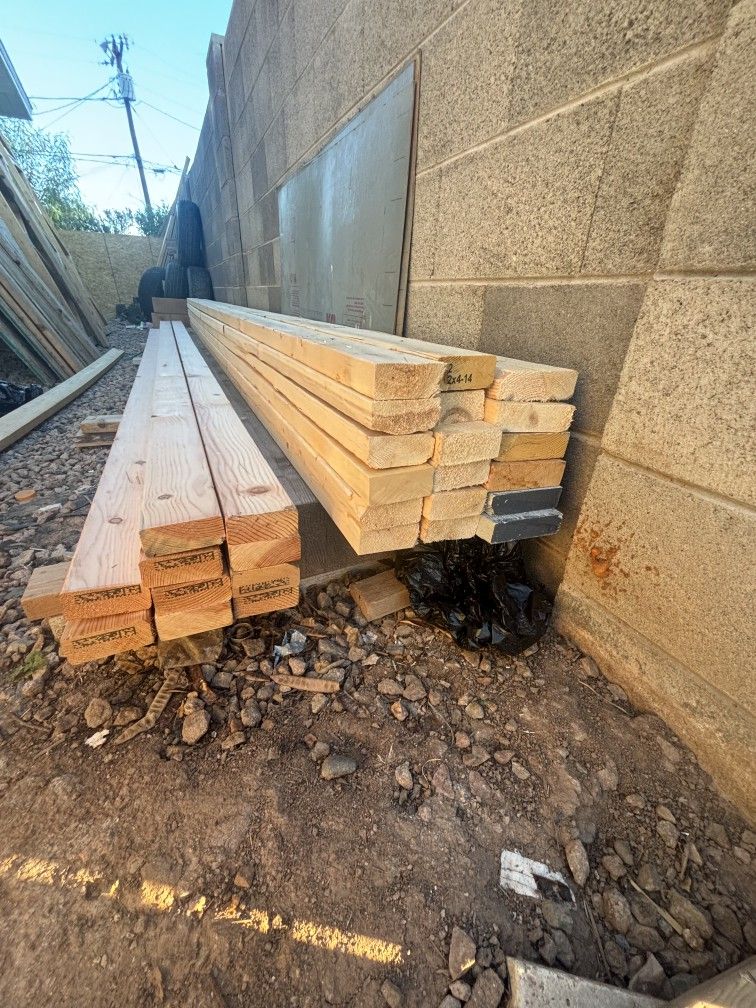2x4 14ft & 13 Ft 2x6 14 Ft for Sale in Chandler, AZ - OfferUp