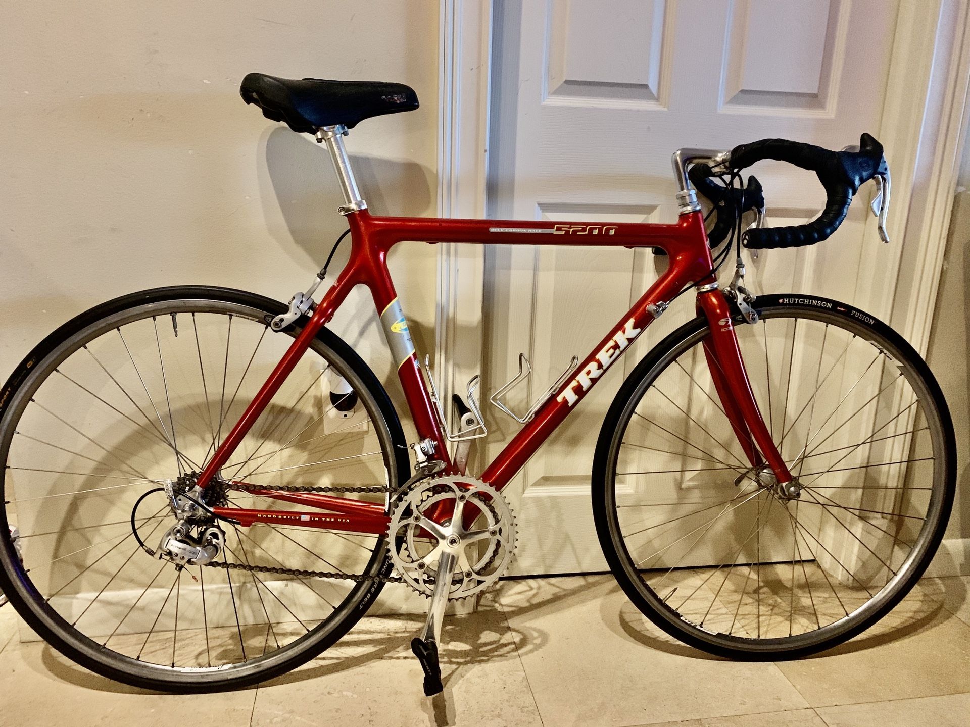 Rare Road Bike Trek 5200, Carbon Fiber, Made in Atlanta in 1996, set and all components ...