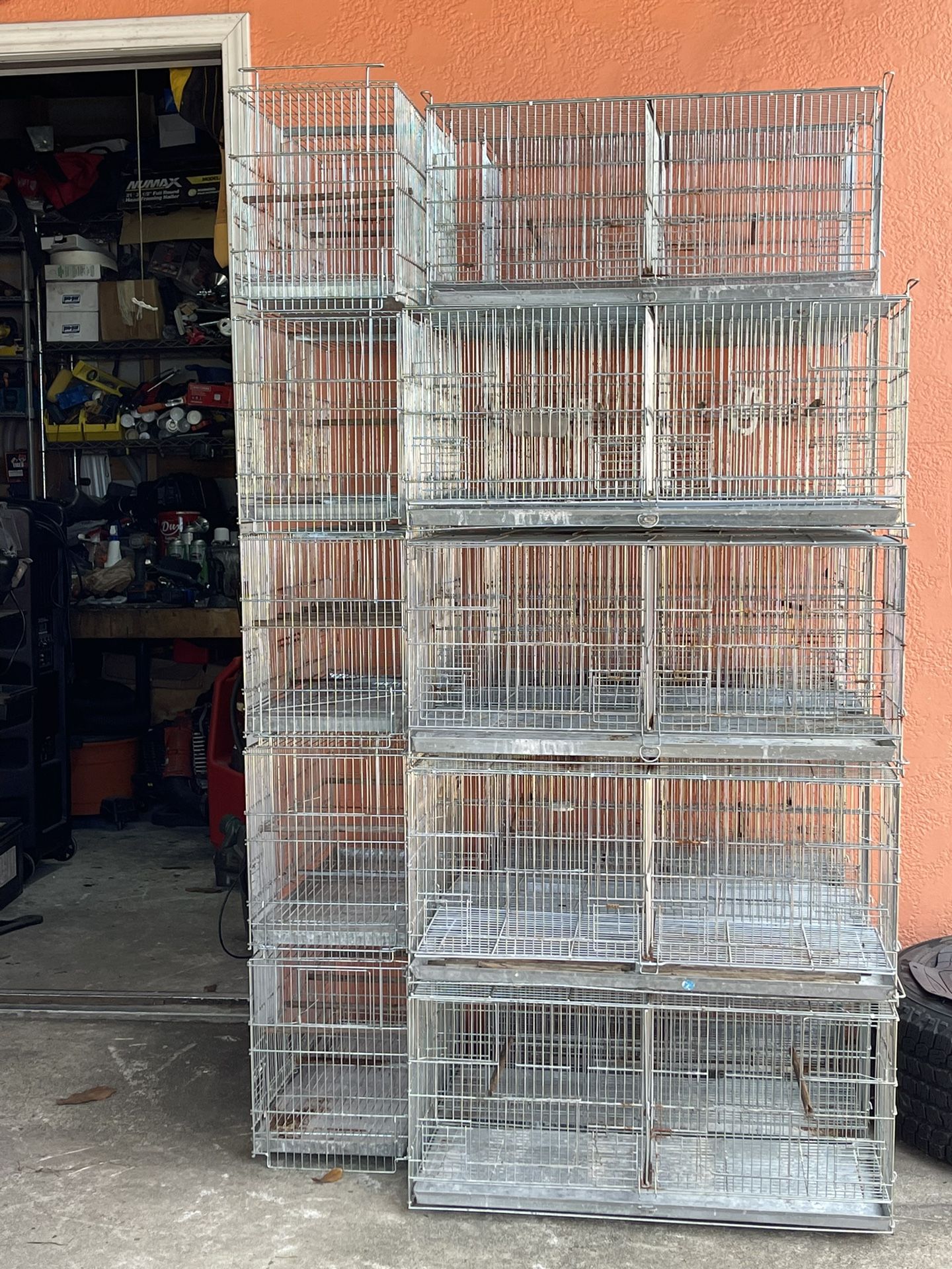 Double Bird Cage ( Jaula De Pájaros De Dos Partes) for Sale in Carol ...