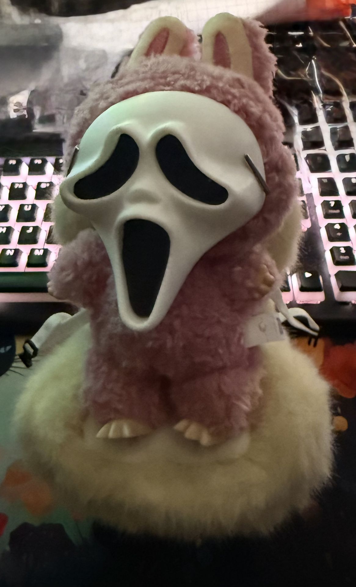 Labubu Doll Halloween Scream Mask Costume (Doll Not Included) for Sale ...