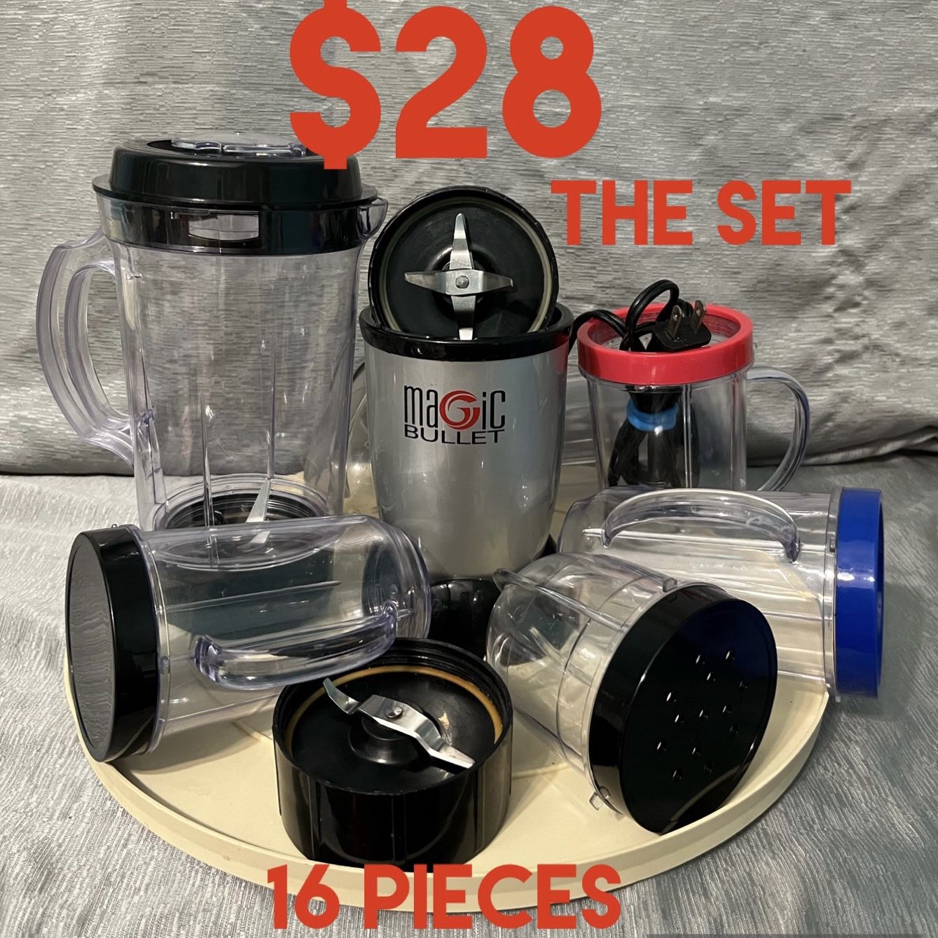Magic Bullet 7-Piece 250 Watts Personal Blender 18, 53% OFF