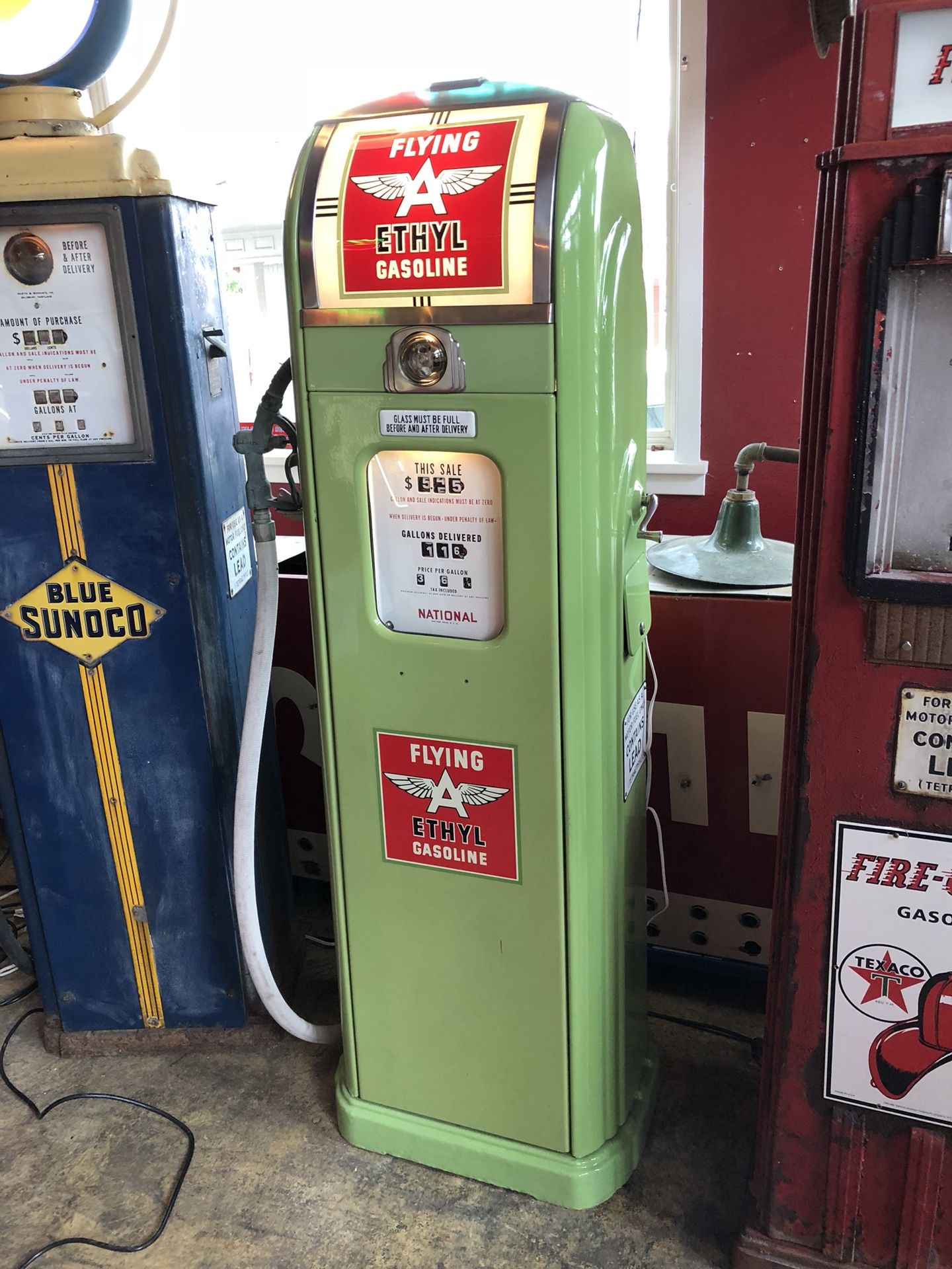 Flying A Gasoline Pump