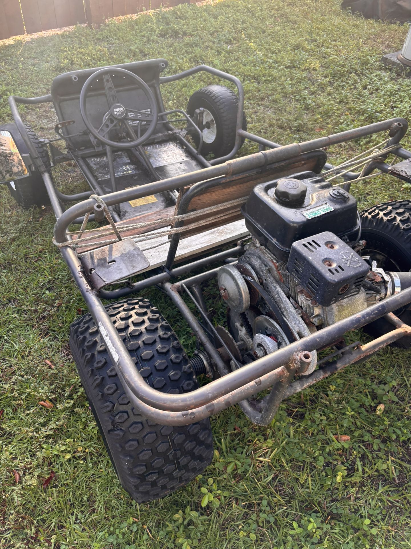 Manco go kart frame with predator motor with torque converter. for Sale ...