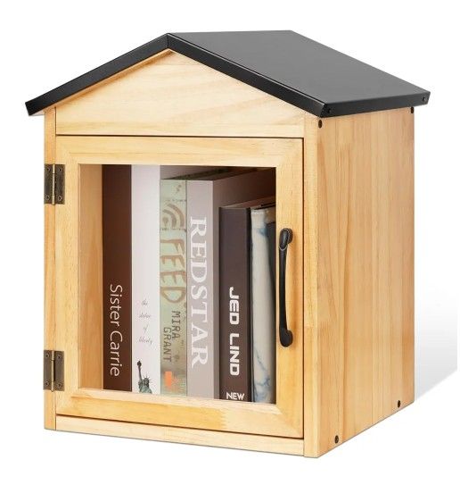 Outdoor Library Box Literature Exchange Box Outdoor Book Storage Little ...