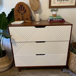 Touraco dresser white brown store