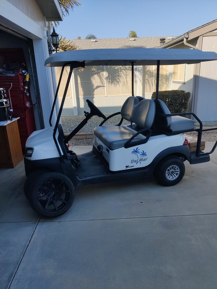 2023 Club Car Tempo Golf Cart W/14" Rims/Tires And New Lift Kit for ...