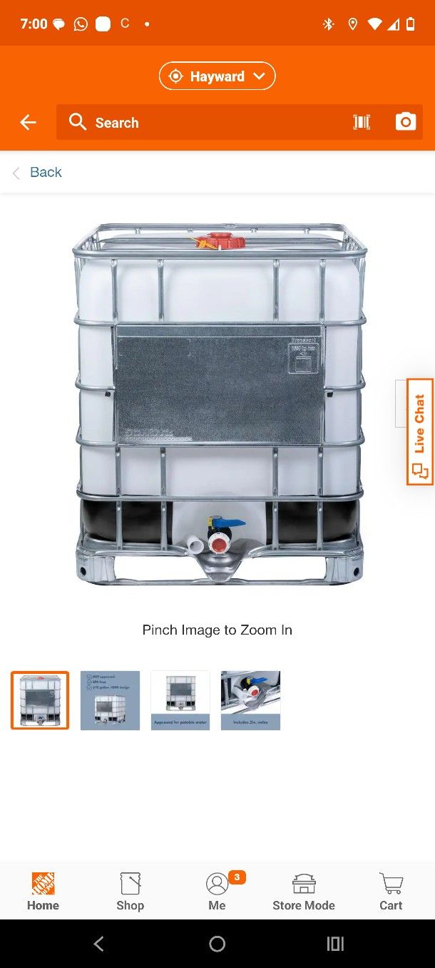 275 G Water Tank for Sale in Hayward, CA - OfferUp