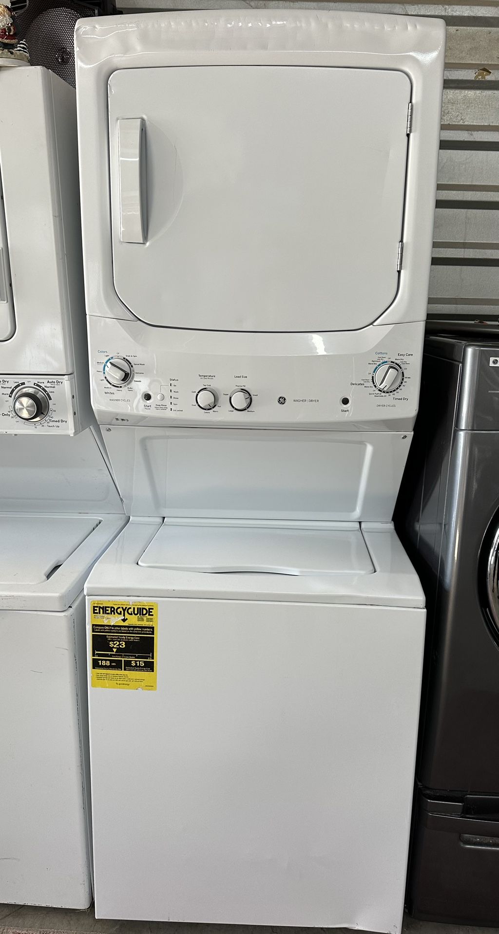 27’’ GE Stackable Washer and Dryer for Sale in Carrollton, TX - OfferUp