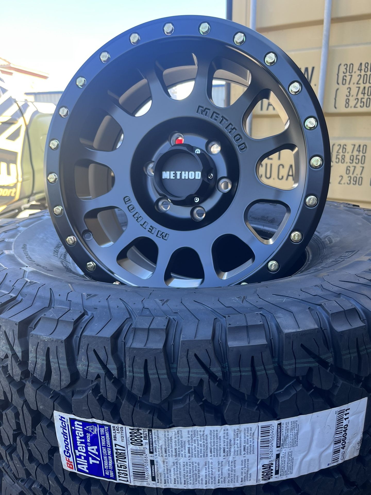 Method MR305 with BF Goodrich KO2 Tires for Sale in City Of Industry ...