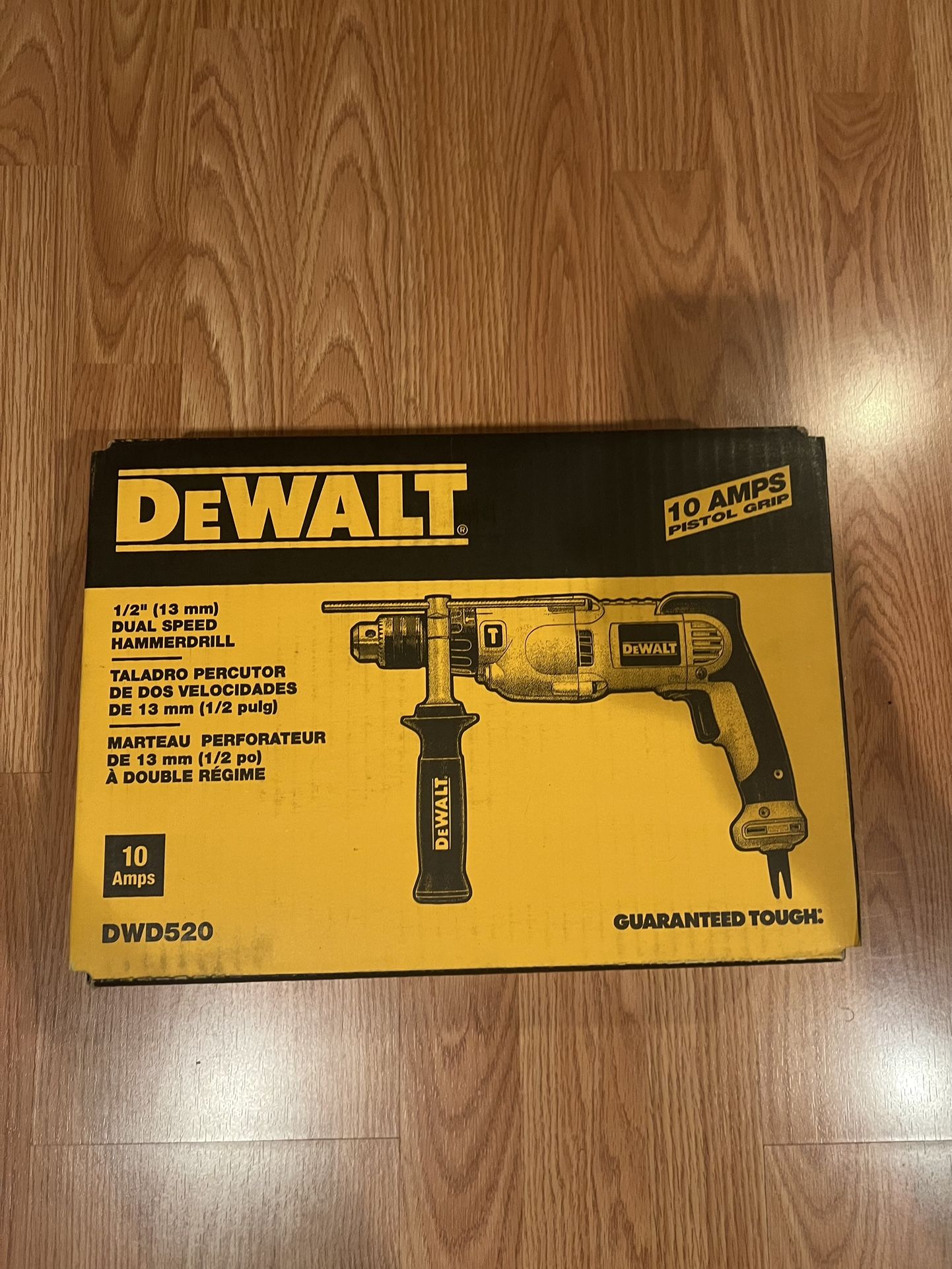 Dewalt 1/2 10 Amp Variable Speed Corded Hammer Drill (DWD520> for Sale ...