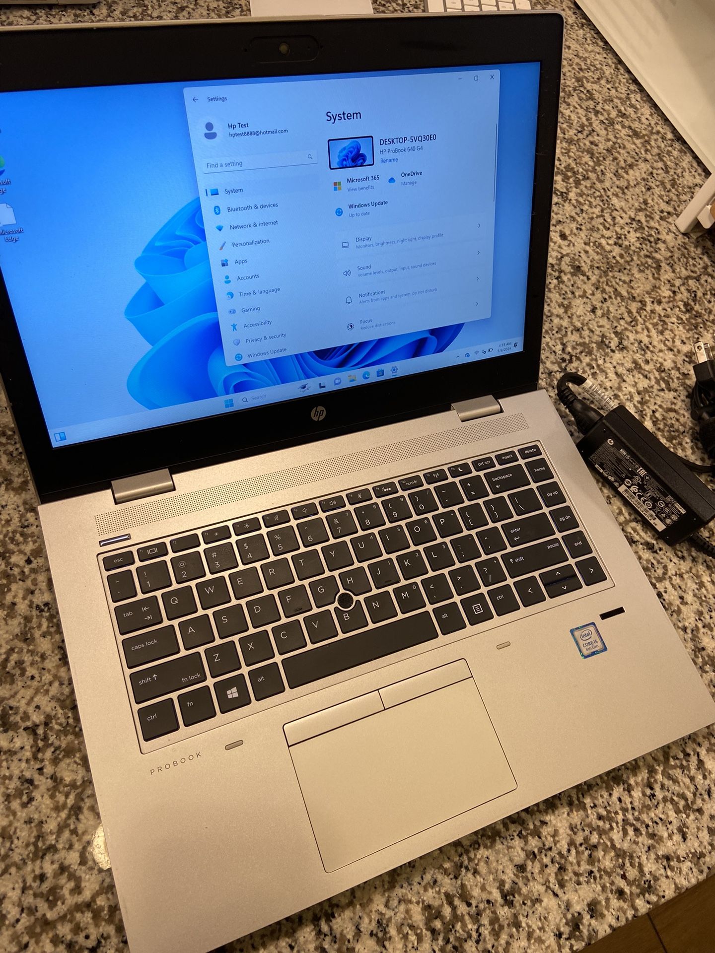 Hp ProBook 640 G4 Intel i5 Processor 8th Gen Windows 11 - 8gb Ram 128gb ...