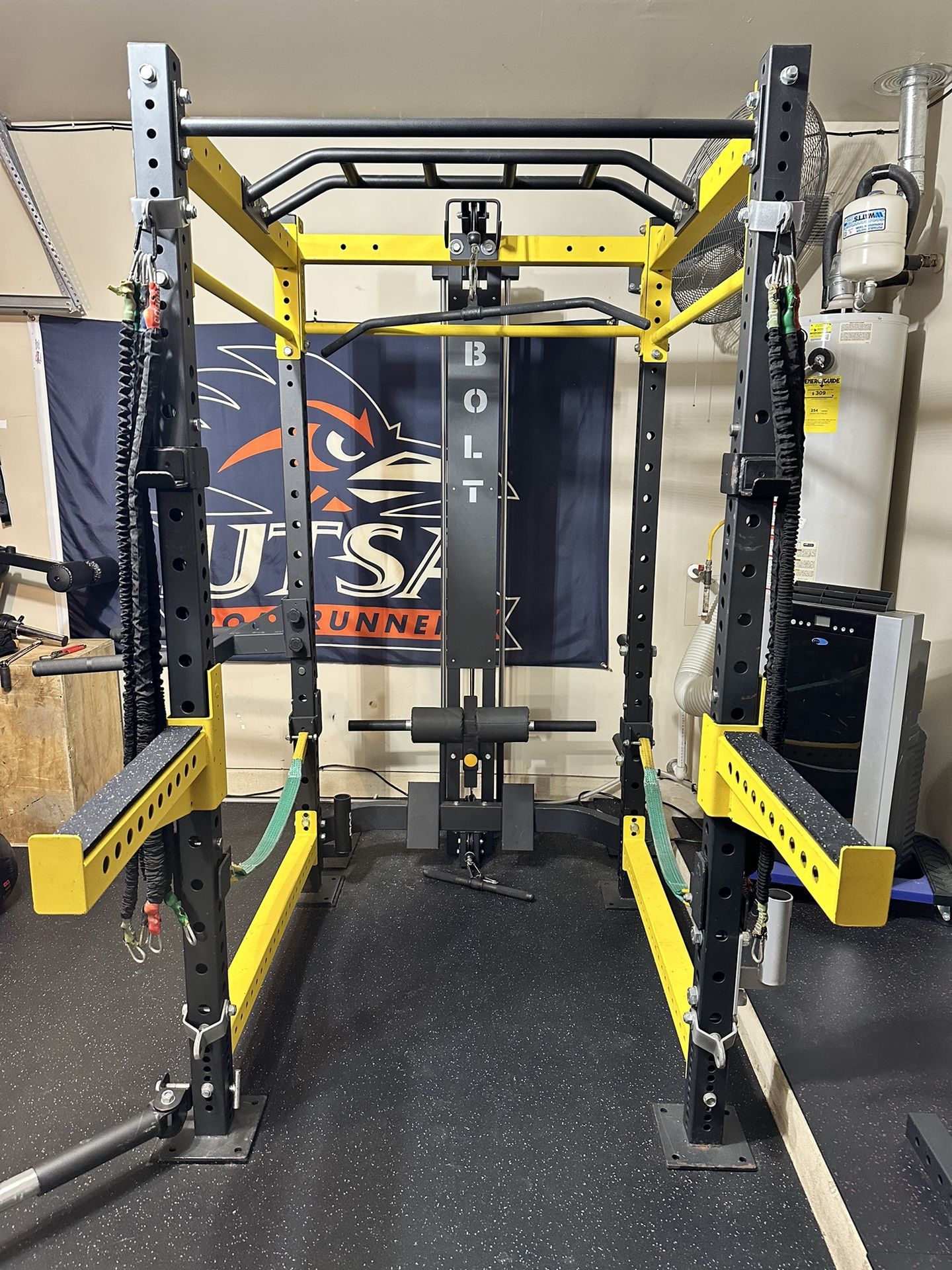 Gym Rack With Pulley Bolt Fitness for Sale in San Antonio, TX - OfferUp