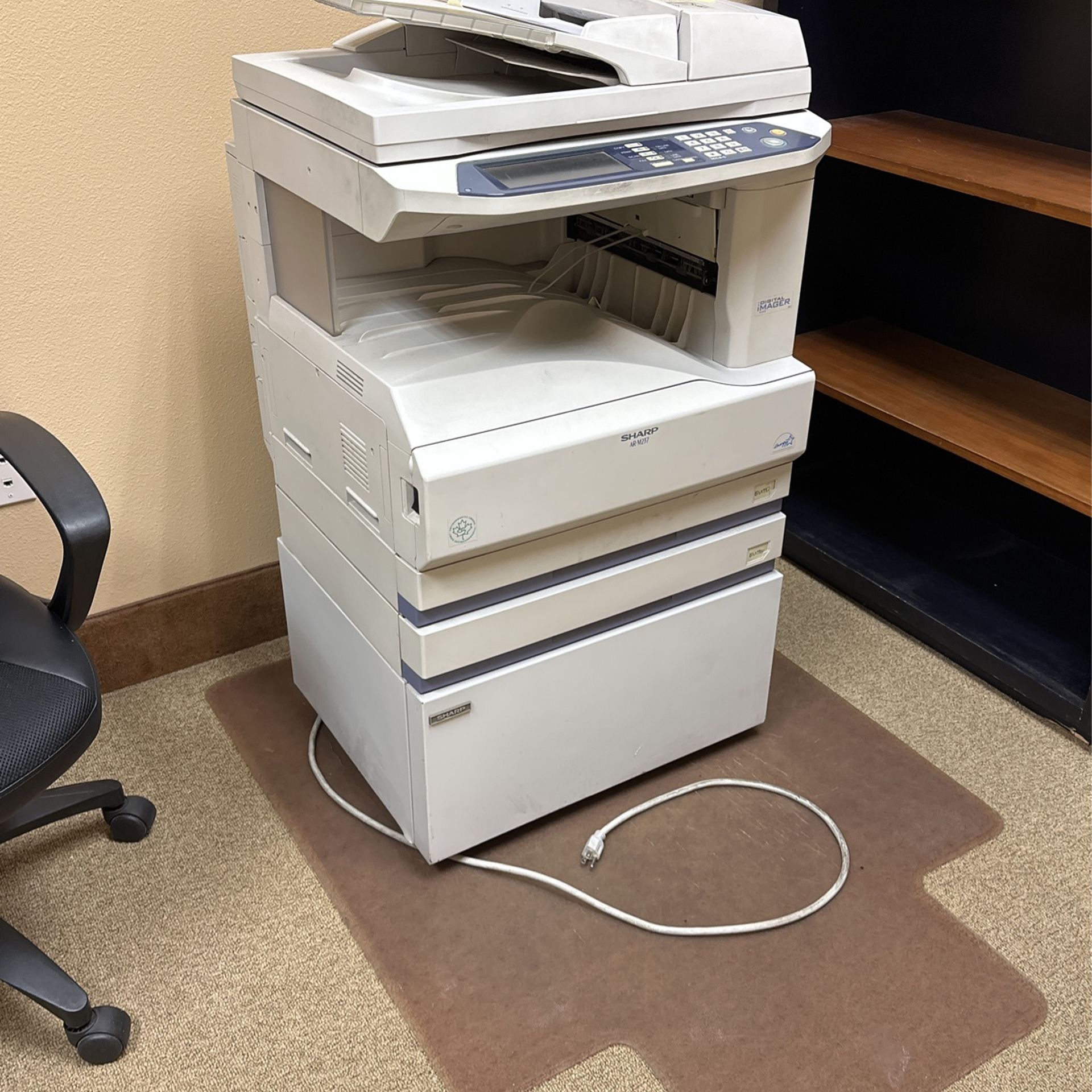 Sharp AR-M237 Laser jet Black/White Copy Scan Print Fax Office Printer ...