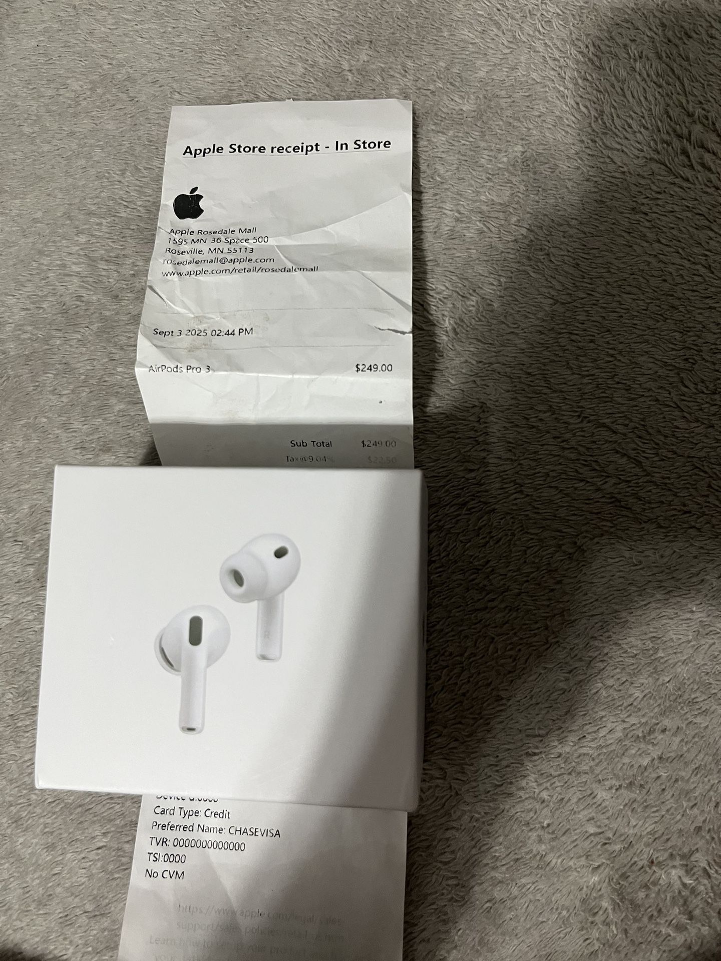 airpod pro 3’s with receipt obo for Sale in San Antonio, TX - OfferUp