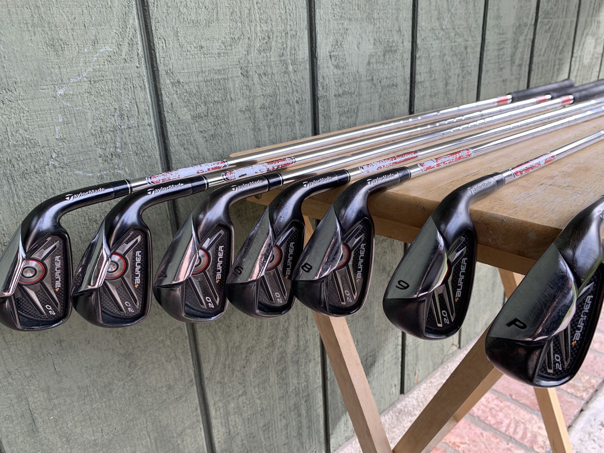 Taylormade Burner 2.0 Iron Set 4-PW 85g Regular Steel Mens RH for Sale ...
