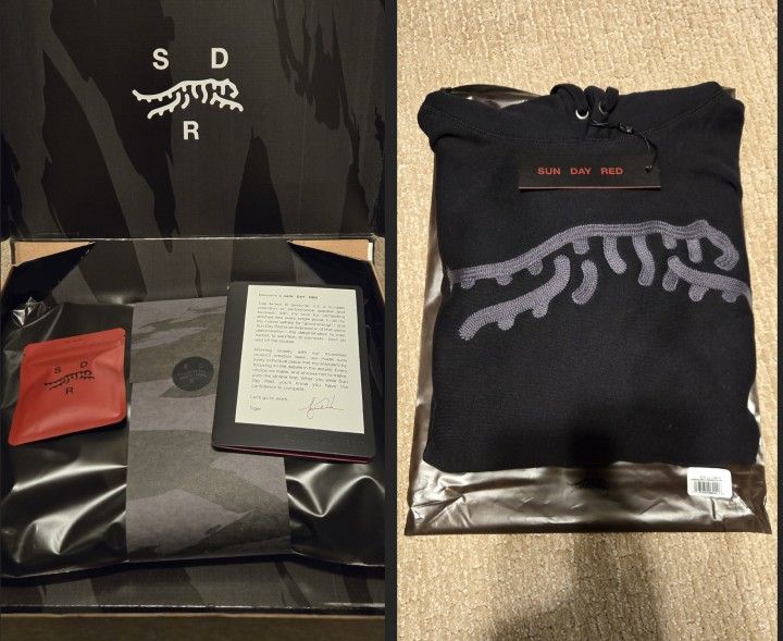 Sun Day Red Luare Chain Stitch Hoodie Black M Sold Out Tiger Woods ...