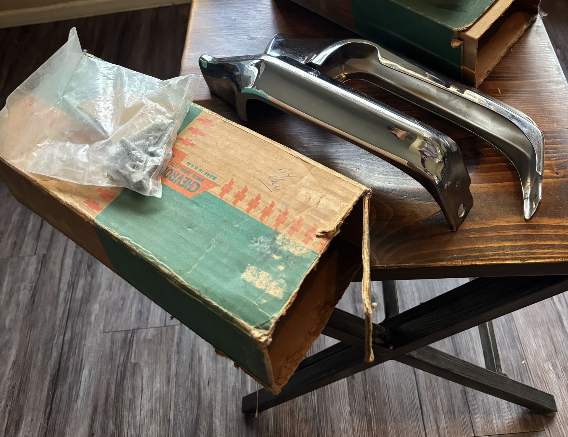 1964 Chevy Impala NOS Front Bumper Guards With Instructions And ...