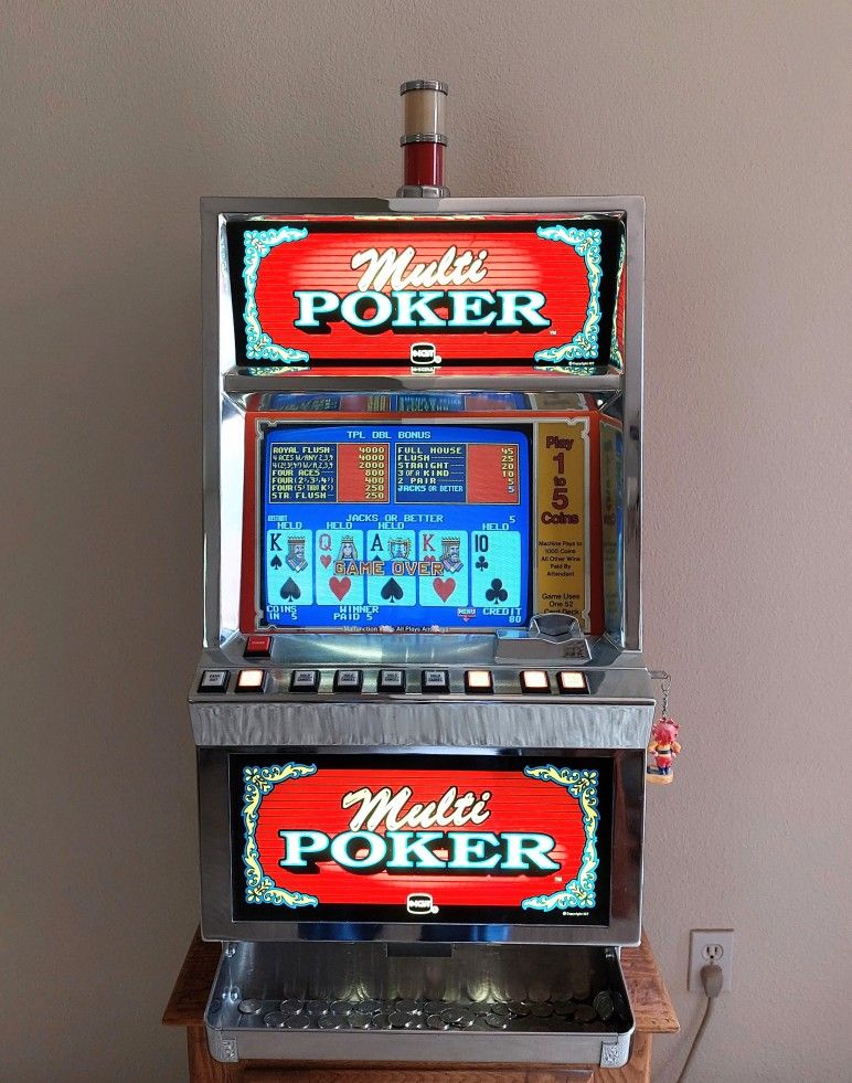IGT PE+ Multi Game 25c Video Poker Slot Machine for Sale in Pinon Hills ...