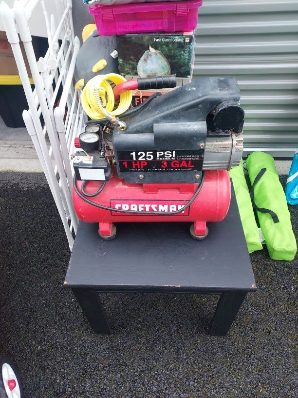 Craftsman 3 Gal Compressor - Runs for Sale in Puyallup, WA - OfferUp