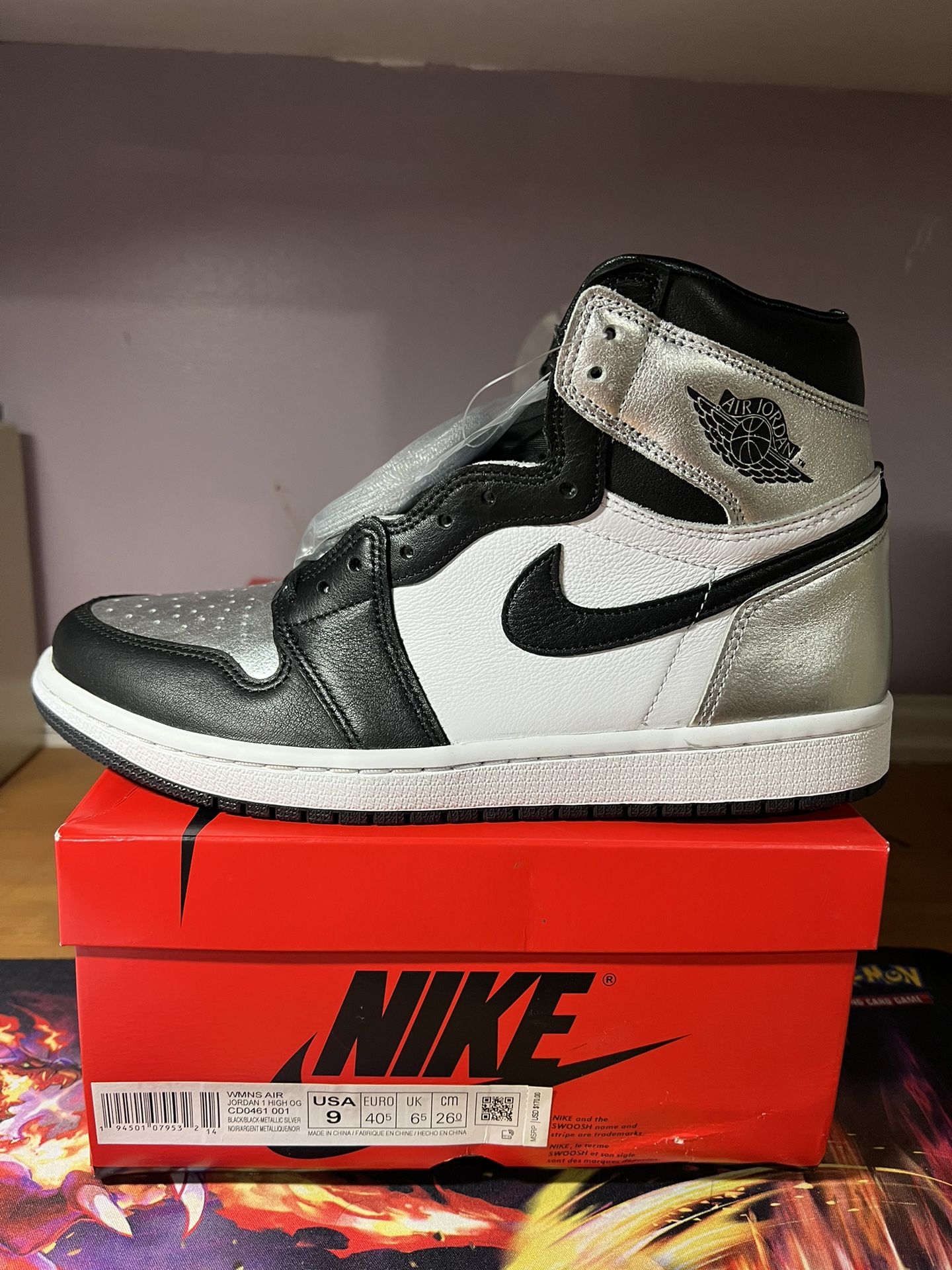 Jordan 1 Silver Toe 9W for Sale in Baltimore, MD - OfferUp