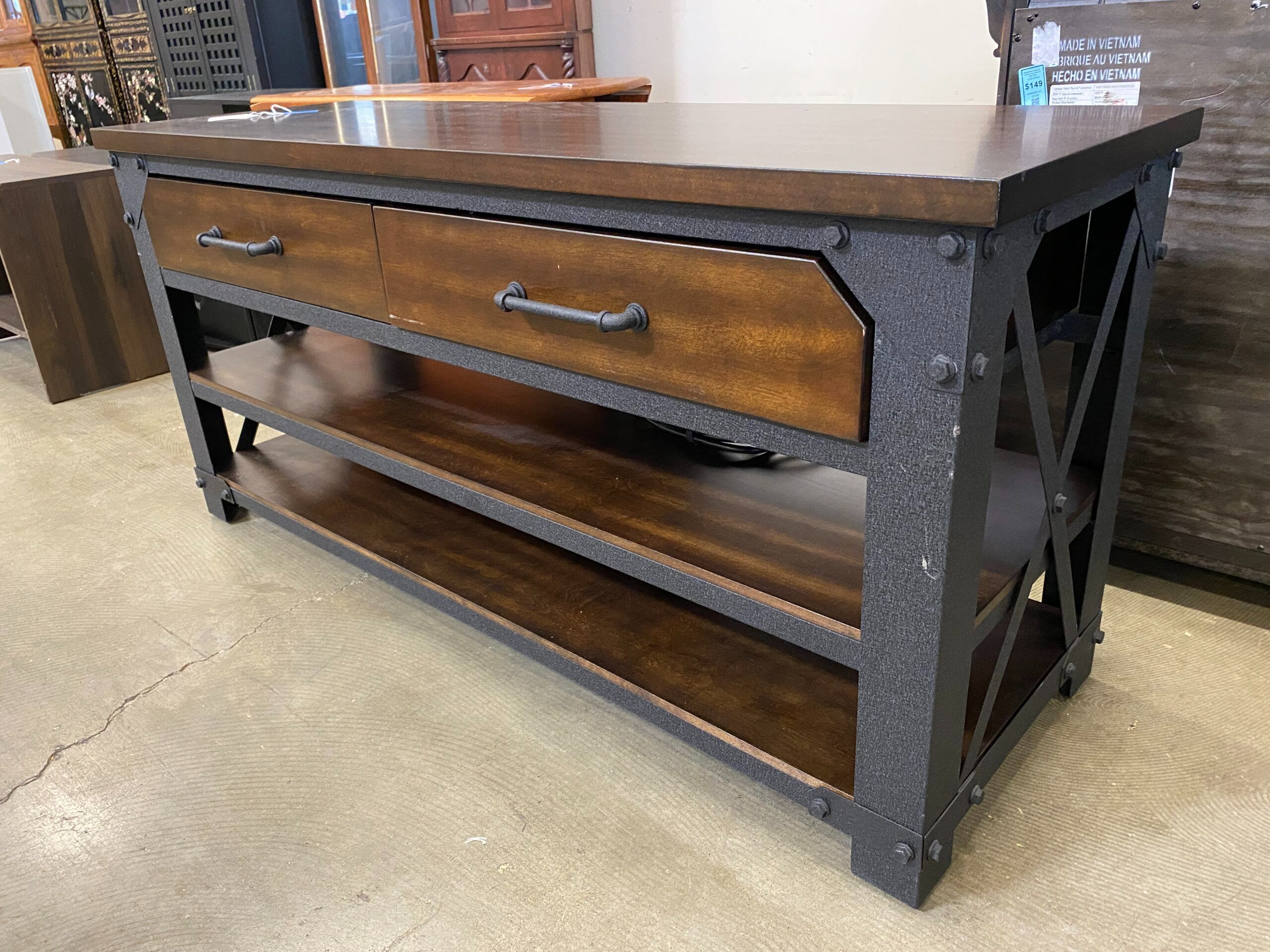 Industrial Style Metal Leg Media Console for Sale in Seattle, WA - OfferUp