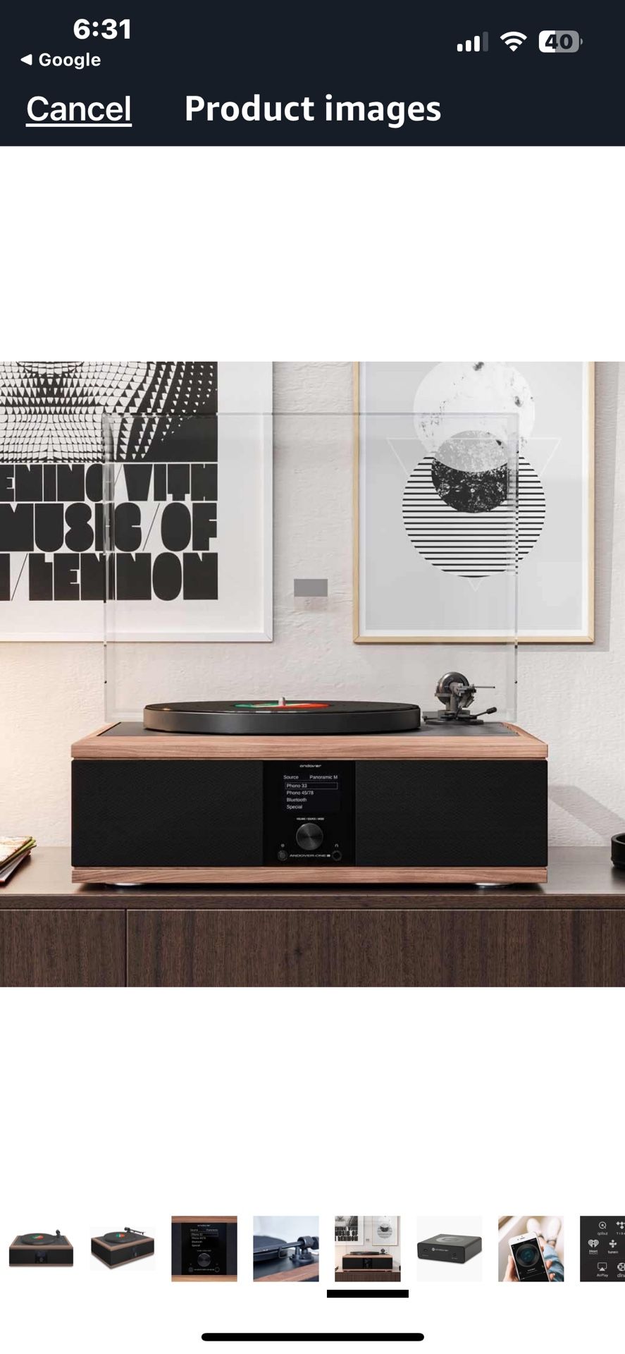 Andover One E Turntable USED TWICE for Sale in Newport Beach, CA - OfferUp