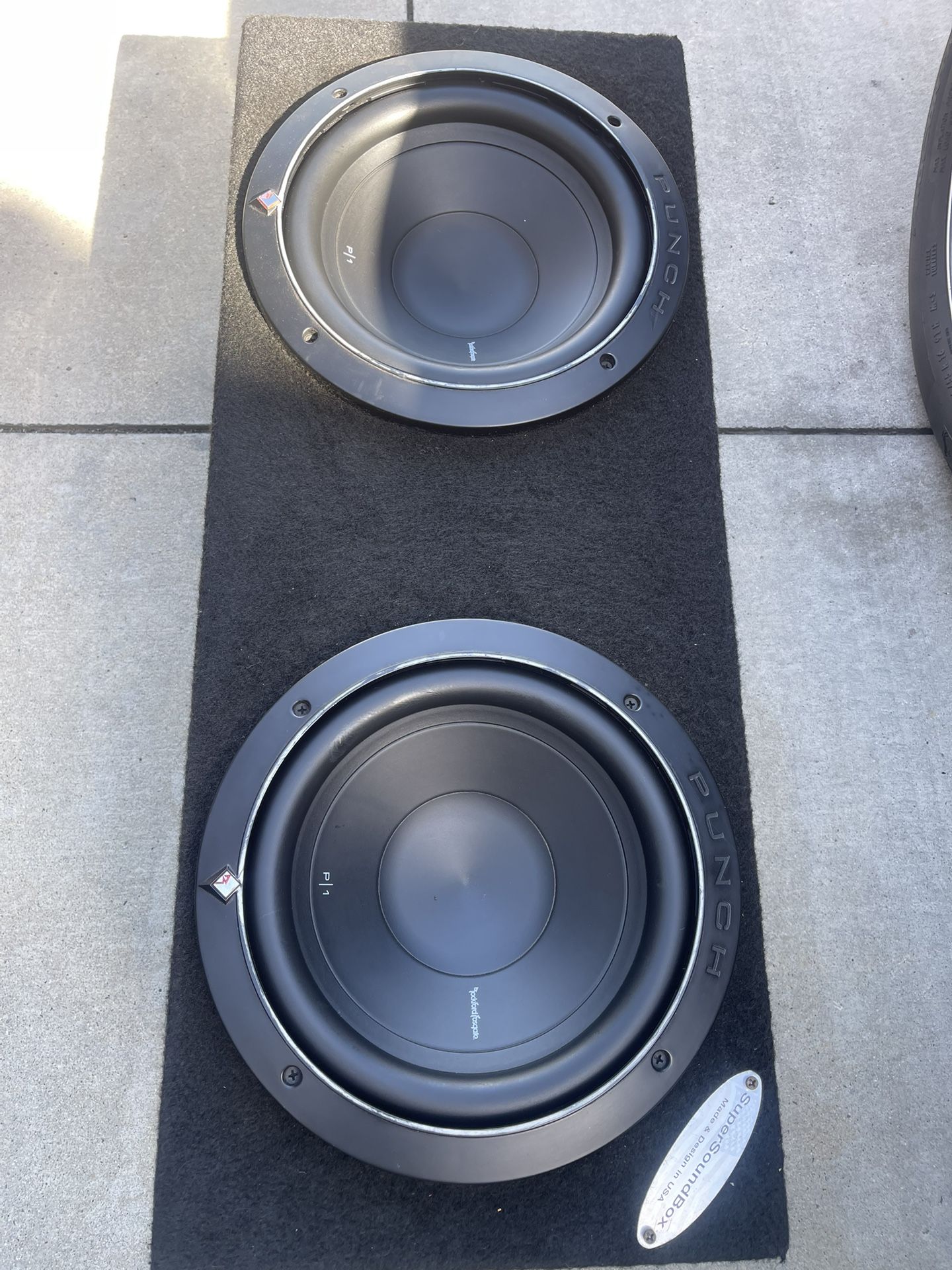 10 Inch P1. Rockford Fosgate Subs for Sale in Silverado, CA - OfferUp