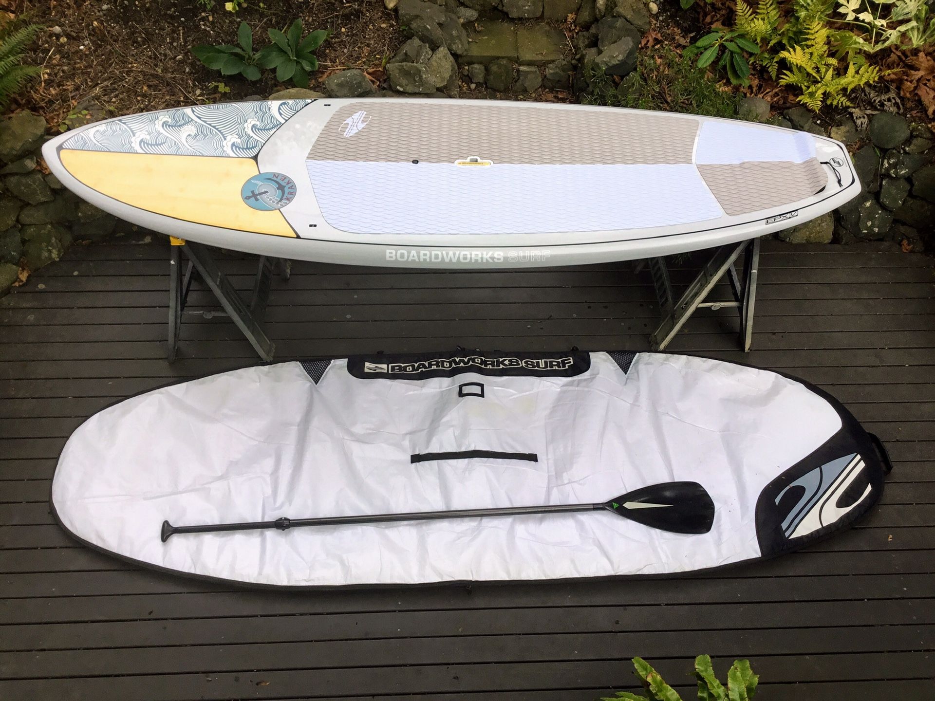 Boardworks Kraken 9’9” Stand Up Paddle Board / Surf SUP Package for ...