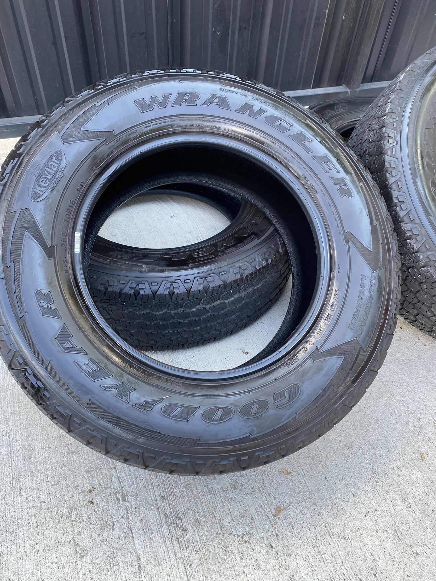 Goodyear Wrangler All Terrain Tires 18 Inch for Sale in Houston, TX ...