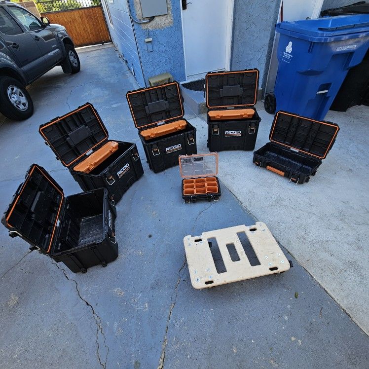 Gen 2.0 Ridgid Packout Toolbox Set With Custom Dolly, All In Good ...